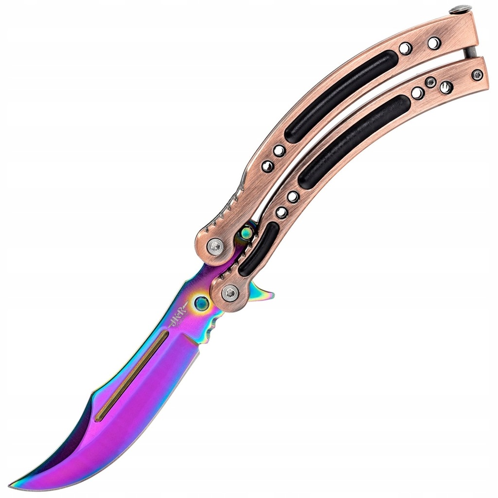 Nóż składany motylek Joker CS:GO Fade - 13930728892 - oficjalne ...