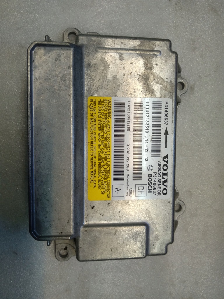 VOLVO XC60 S60 AIRBAG SENSOR PODUSZEK PO STRZALE - 13433971823 - oficjalne archiwum Allegro