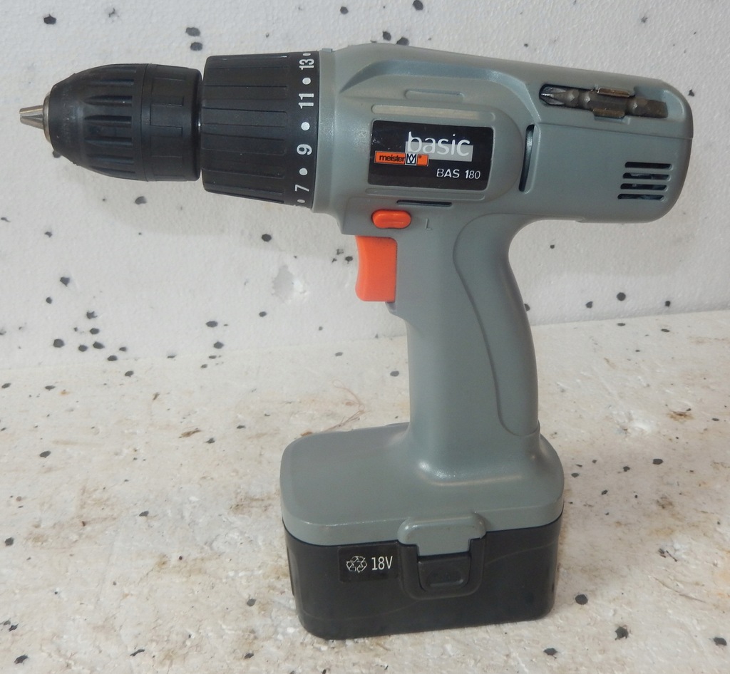 Wkrętarka meister basic BAS 180 - 13851195878 - oficjalne archiwum Allegro