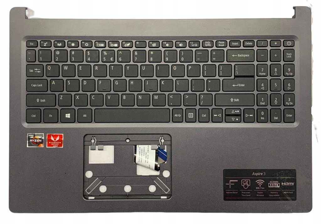 Palmrest Klawiatura ACER Aspire 3 A315-55G LED - 13203092015 - oficjalne archiwum Allegro