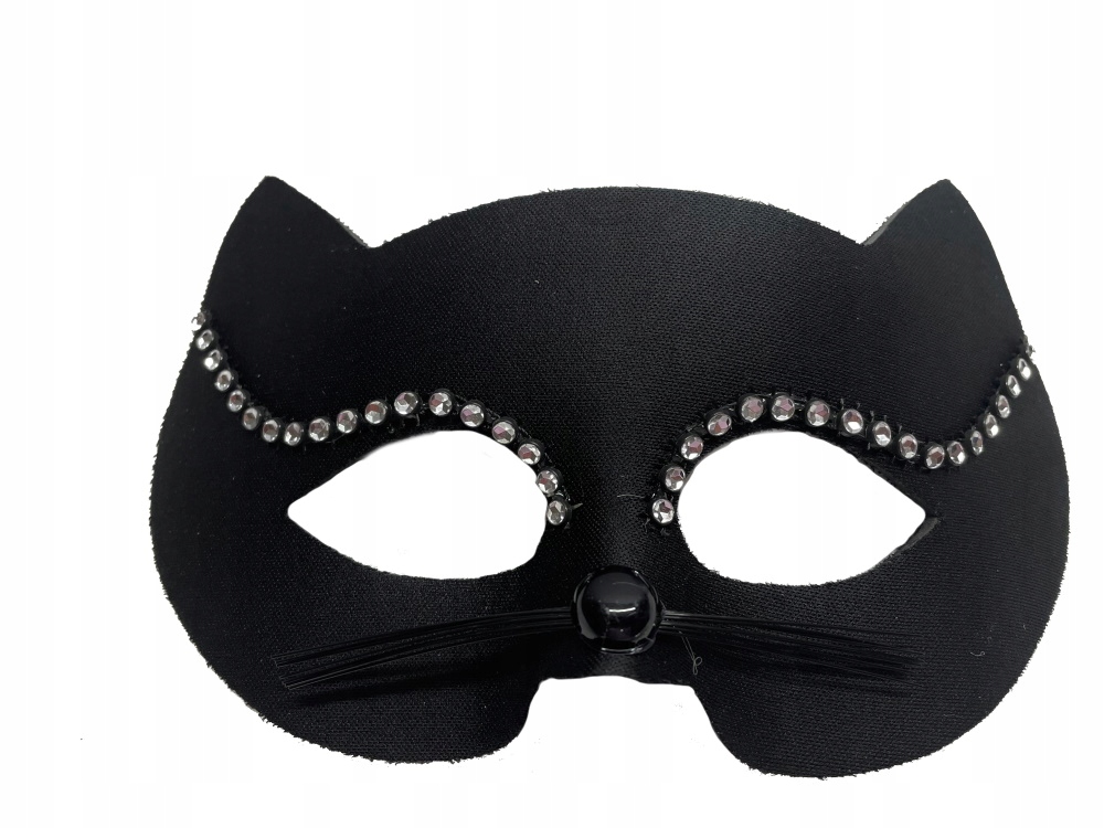 STRÓJ MASKA KOTA KOTKA NA TWARZ OCZY - 9684500738 - oficjalne archiwum ...
