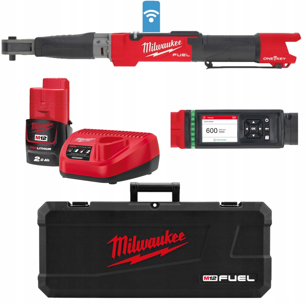 KLUCZ DYNAMOMETRYCZNY MILWAUKEE M12 ONEFTR38-201C - 9538664959 - oficjalne archiwum Allegro