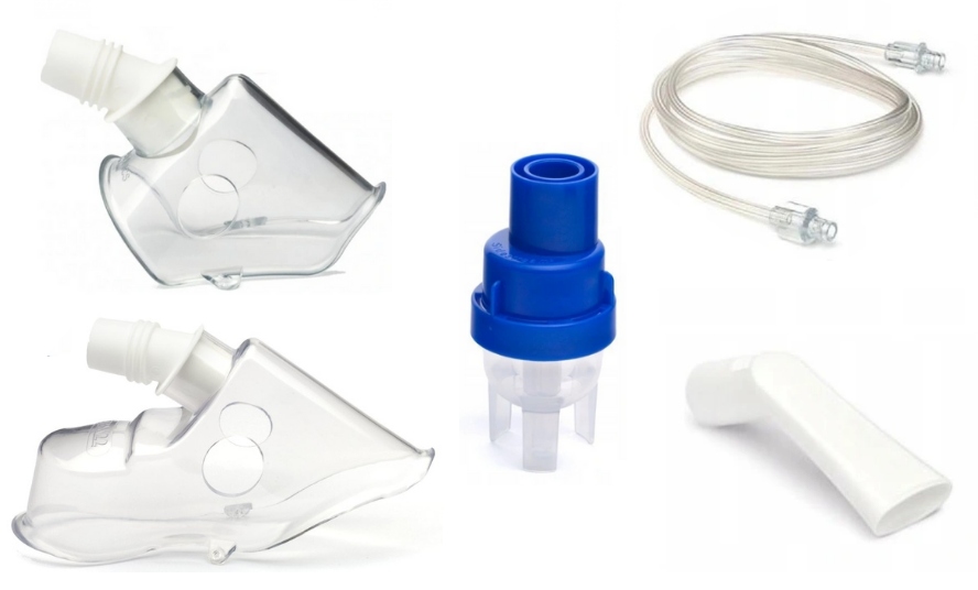 PHILIPS RESPIRONICS KOMPLETNY ZESTAW DO INHALATORA INHALACJI 5 CZĘŚCI ...