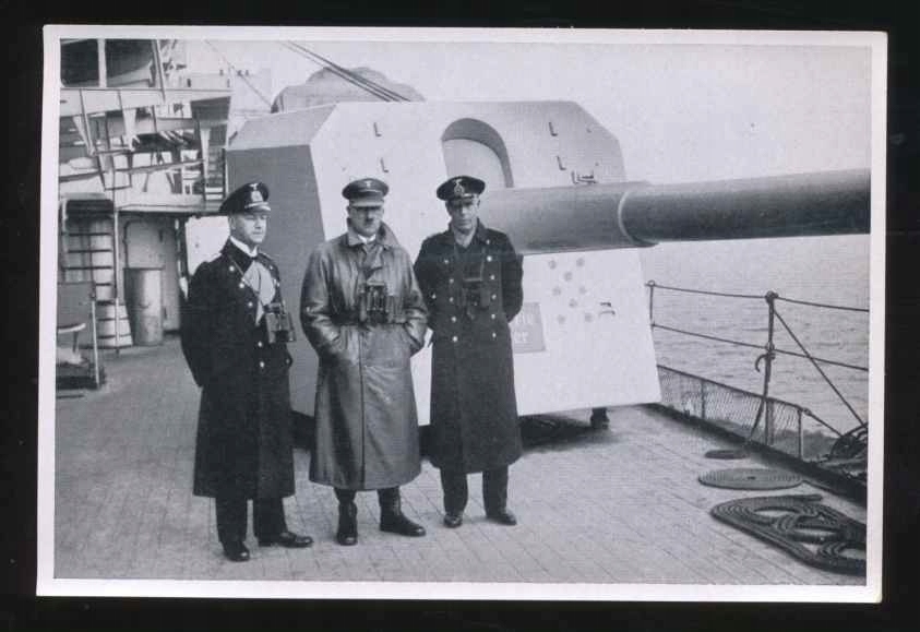 1936 III RZESZA, Hitler i flota. - 11690707219 - oficjalne archiwum Allegro