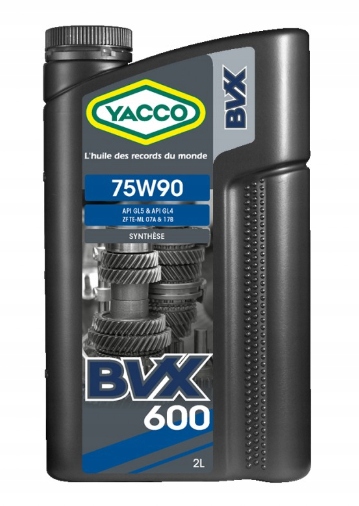 OLEJ PRZEKŁADNIOWY YACCO BVX 600 75W90 2L - 9504648519 - oficjalne archiwum Allegro