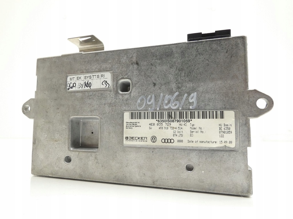 MODUŁ STEROWNIK MMI AUDI A6 C6 A8 Q7 4E0035729 - 13831520791 - oficjalne archiwum Allegro