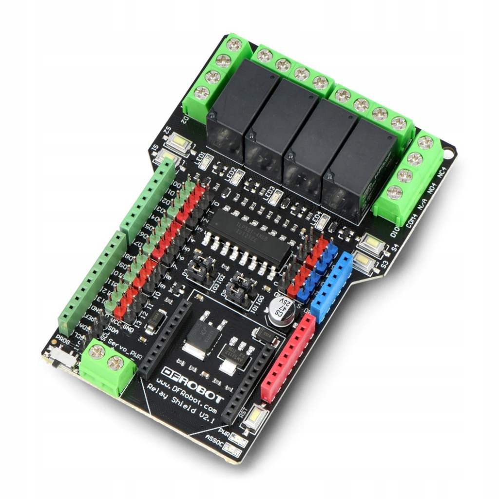 DFRobot Relay Shield przekaźniki dla Arduino v2.1 - 12567292240 - oficjalne archiwum Allegro