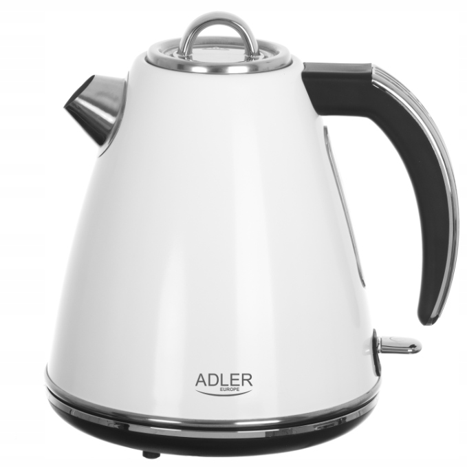 Czajnik elektryczny metalowy Adler stal szlachetna biały 1,5 l strix - 14454931684 - oficjalne ...