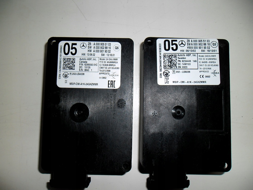 MERCEDES B 242 DISTRONIC RADAR SENSOR 0009055103 - 12183383602 ...