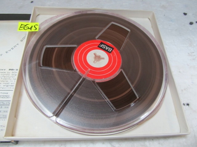 1 x SZPULA BASF 17,6 CM Z TAŚMĄ SONY PR-150 - NR E615 - 15784317652 ...