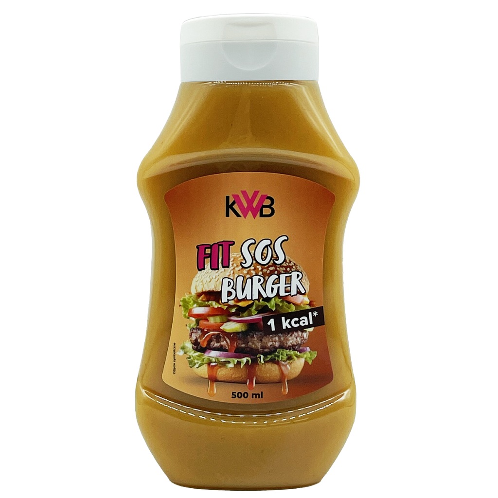 SOS NISKOKALORYCZNY 500 ML BURGER BEZ CUKRU BEZ TŁUSZCZU 1 KCAL FIT SOS ...