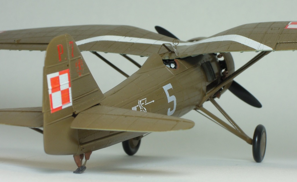 PZL P.7 . GOTOWY SKLEJONY MODEL - 7079598320 - oficjalne archiwum Allegro