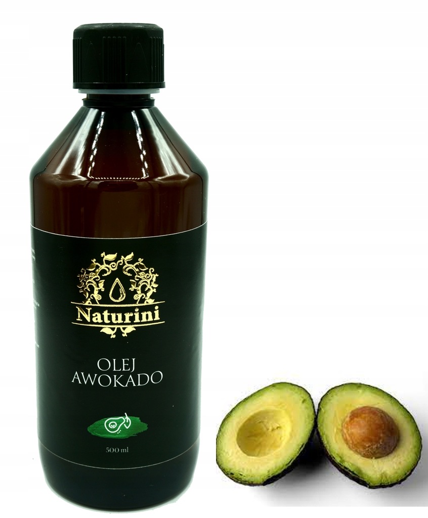 OLEJ Z AWOKADO TŁOCZONY NA ZIMNO NATURALNY 500ml - 14236795826 - oficjalne archiwum Allegro