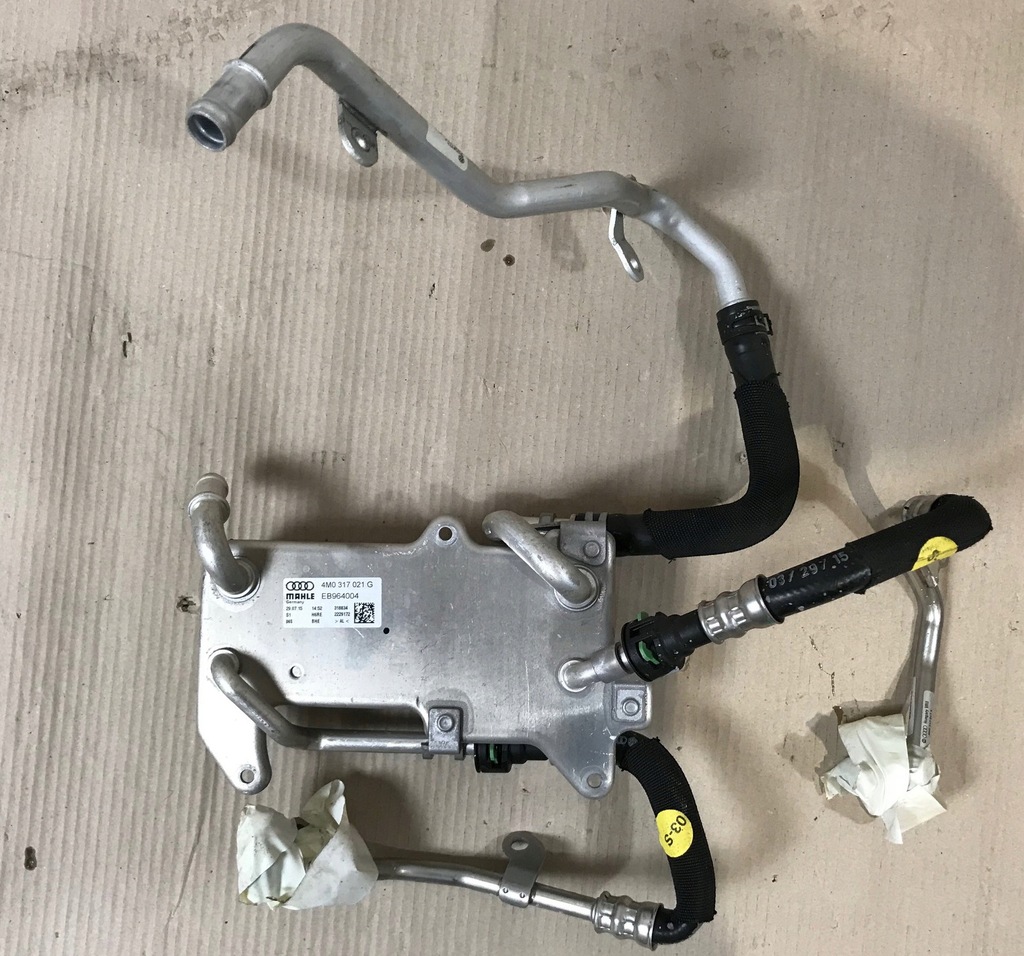 AUDI Q7 chłodnica oleju 4M0317021G nowa 3,0 tfsi - 8791367961 ...