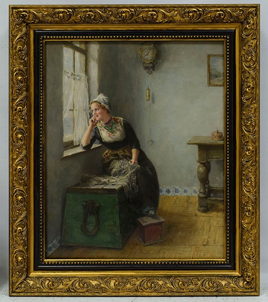 Carl Haver (1902–1918) ART 1000€ Stary obraz Olej - 13922017782 ...