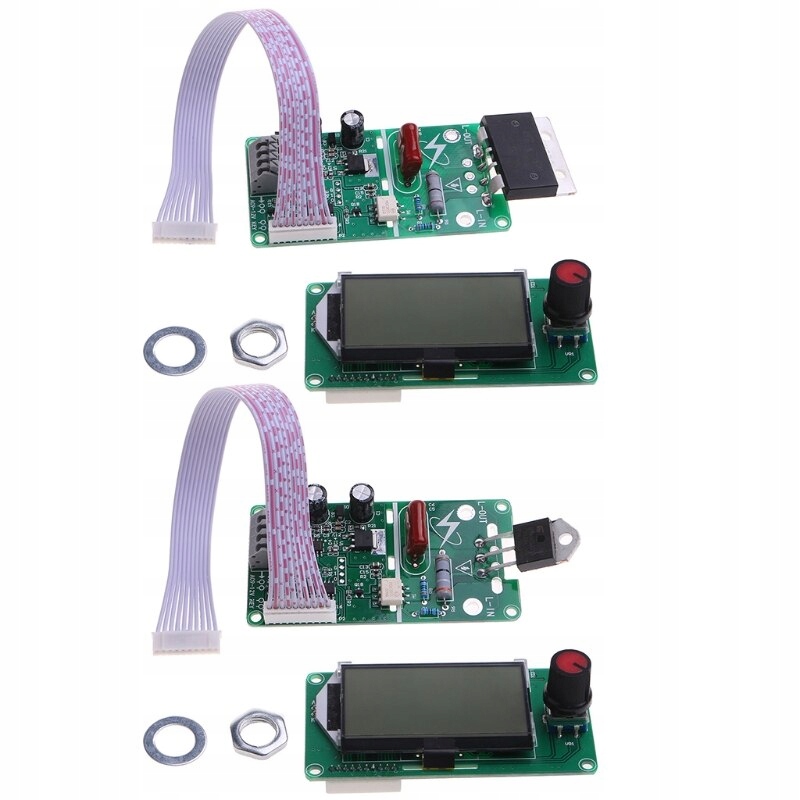LCD cyfrowy podwójny enkoder impulsowy zgrzewarka - 12585405869 - oficjalne archiwum Allegro