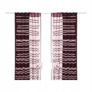 IKEA ANDREA RAND Zasłony 145x220 cm 1 szt. - 9368463365 - oficjalne ...