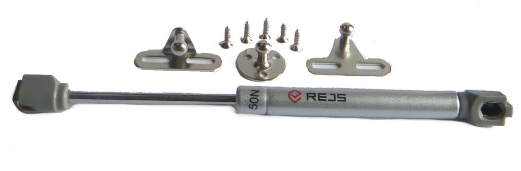 Podnośnik meblowy siłownik gazowy 50 N REJS - 7148486236 - oficjalne ...