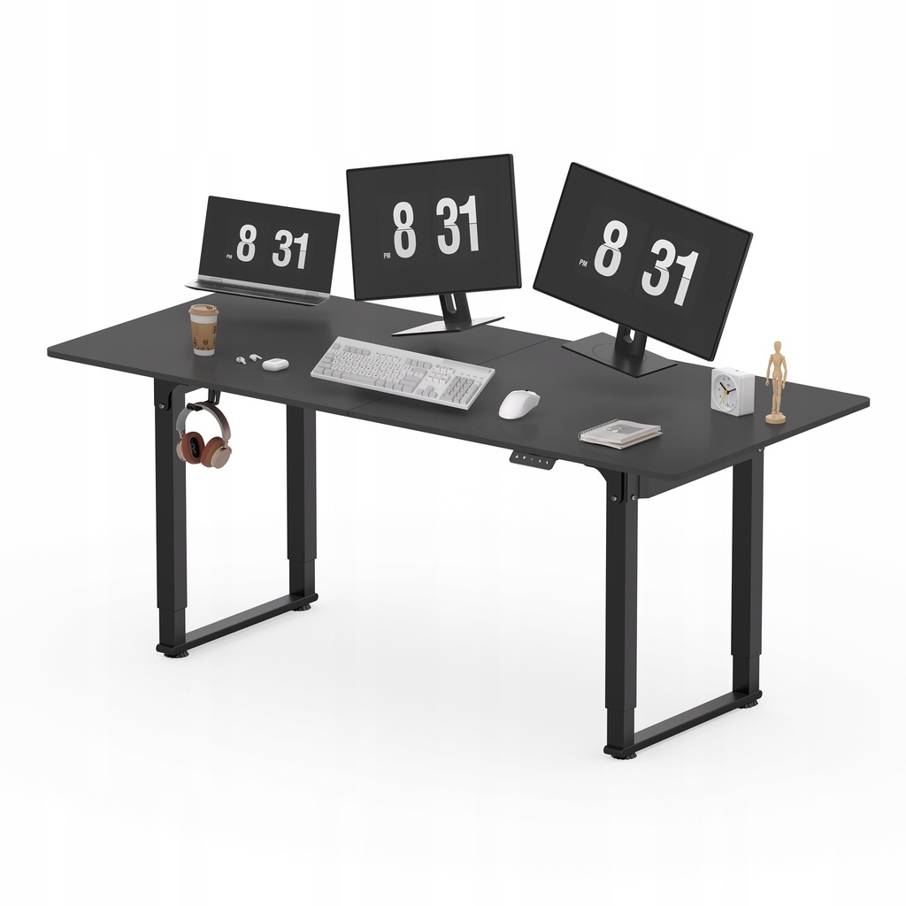 SANODESK Standing Desk with Dual Motors and 4 Legs Computer Desk 180 ...