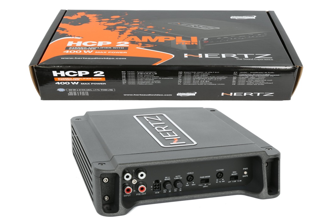 Wzmacniacz samochodowy HERTZ HCP 2 KANAŁOWY 400W - 6842984647 - oficjalne archiwum Allegro
