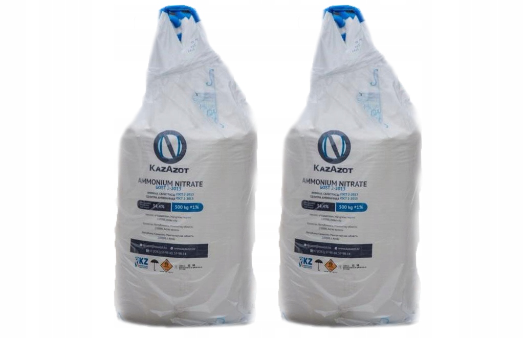 Saletra Amonowa 34,4% nawóz KazAzot 1000 kg 1 tona - 13390964867 ...