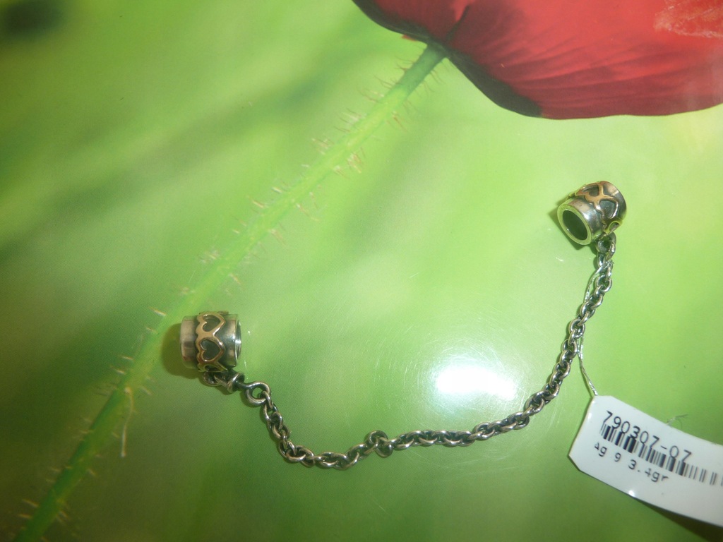 Pandora 790307 łańcuszek srebro złoto oryginał - 8133482905 - oficjalne ...