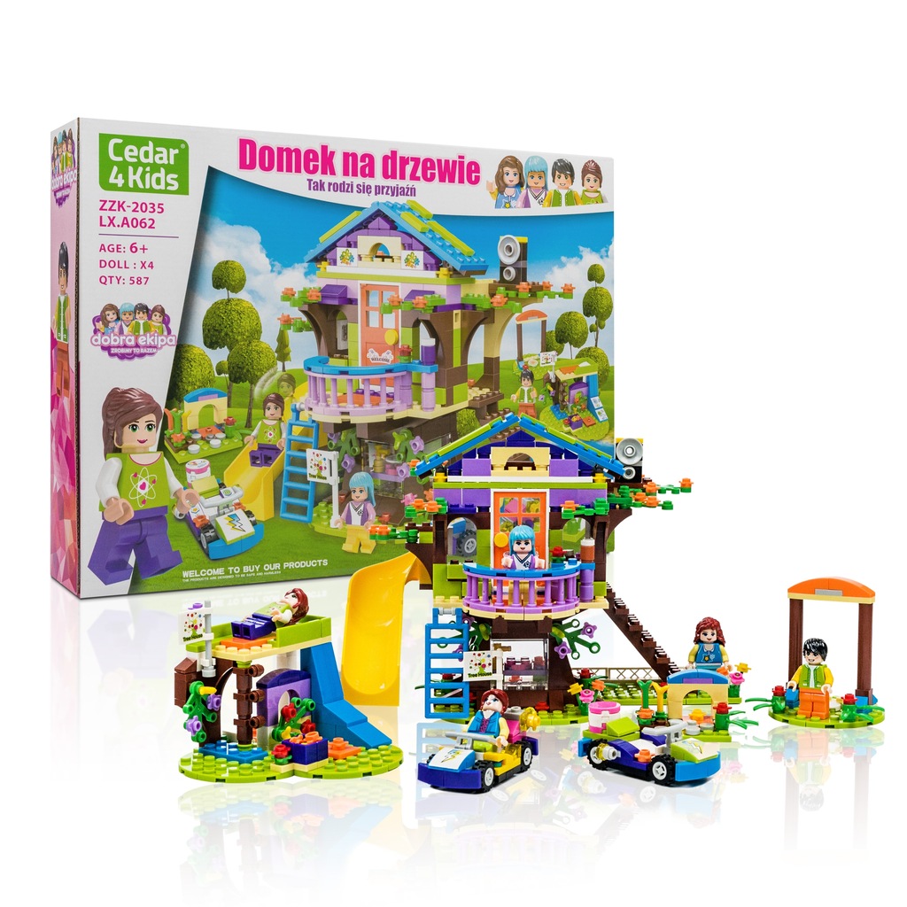 Klocki Dom na drzewie zestaw klocków dla chłopca - 11475665815 - oficjalne archiwum Allegro