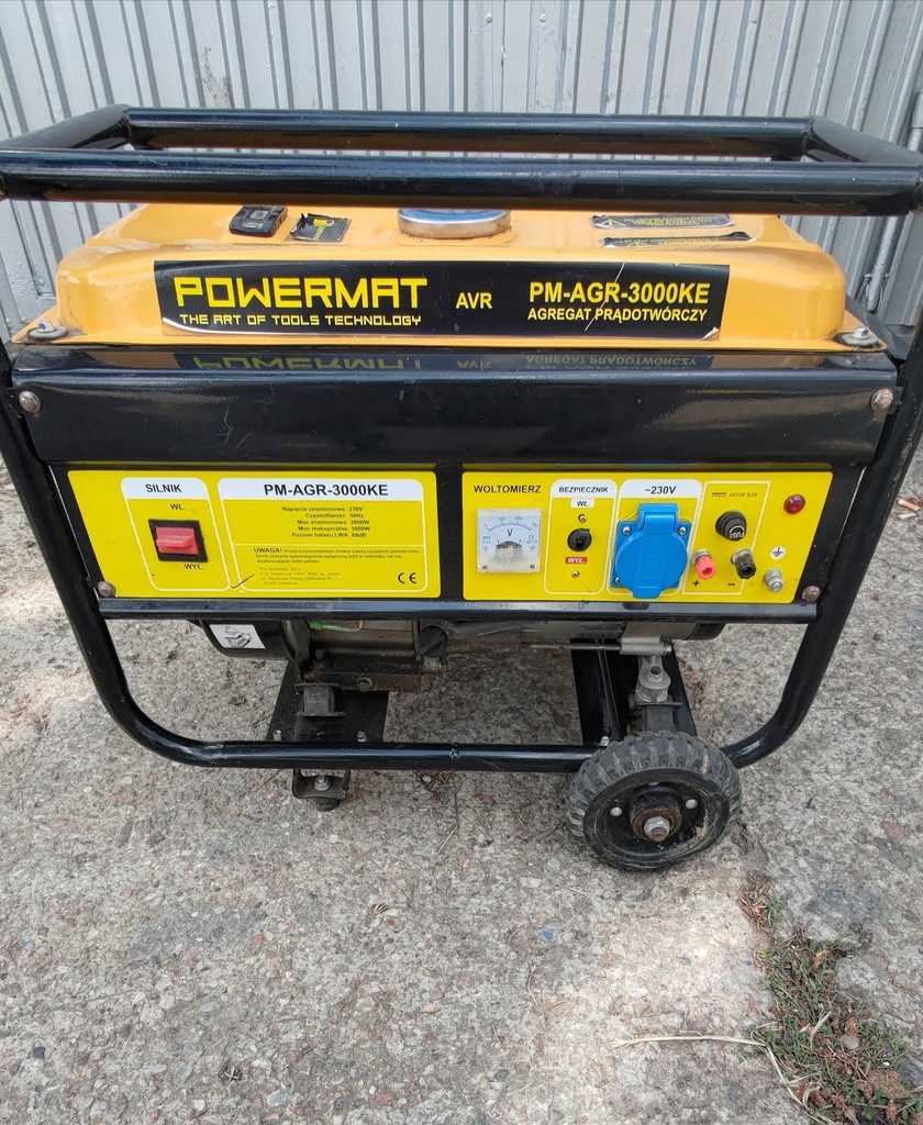 POWERMAT AGREGAT PRĄDOTWÓRCZY PM-AGR-3000KE-S - 12379283862 - oficjalne archiwum Allegro