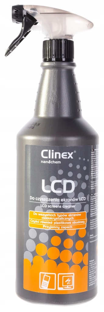 CLINEX LCD DO CZYSZCZENIA LCD EKRANÓW MONITORÓW 1L - 11552532190 ...