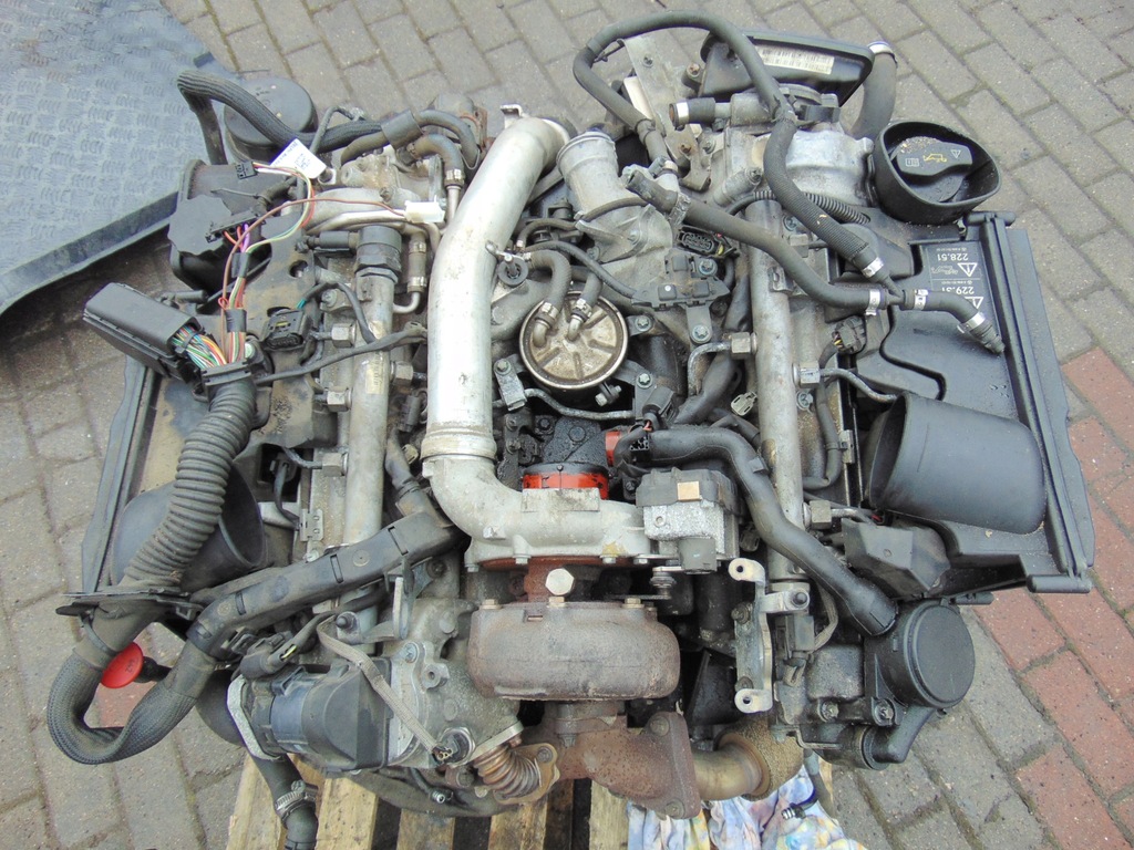 KOMPLETNY SILNIK MERCEDES E KLASA E280 W211 3.0CDI V6 EUROPA ...