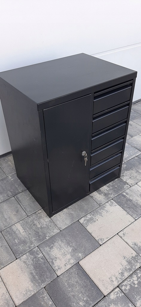 Szafka metalowa warsztatowa serwisowa z szufladami - 12561298060 - oficjalne archiwum Allegro