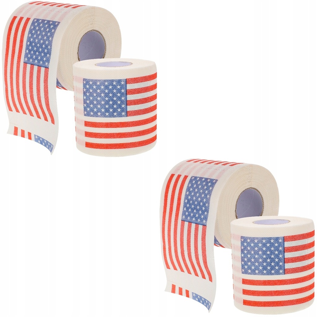 American Flag Roll Paper Toilet Tissue 4 Rolls - 13600428672 ...