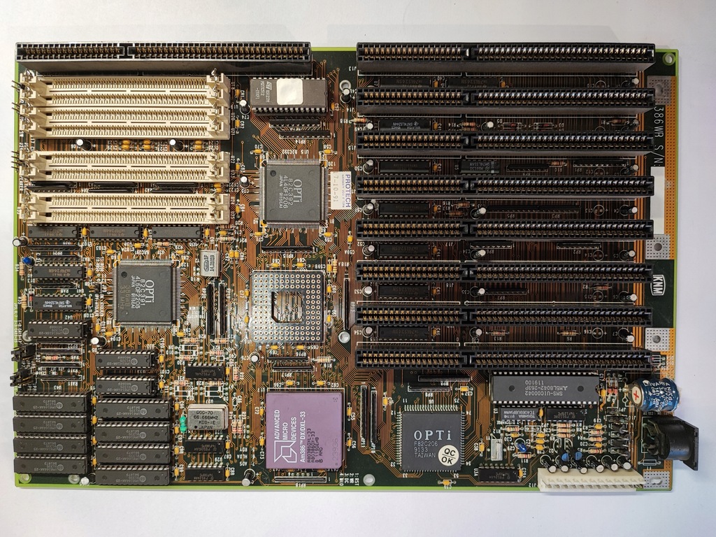 Płyta Główna retro Jetway 386WB Cache + AMD AM386 DX/DXL-33 ... Płyta Główna retro Jetway 386WB Cache + AMD AM386 DX/DXL-33 ...