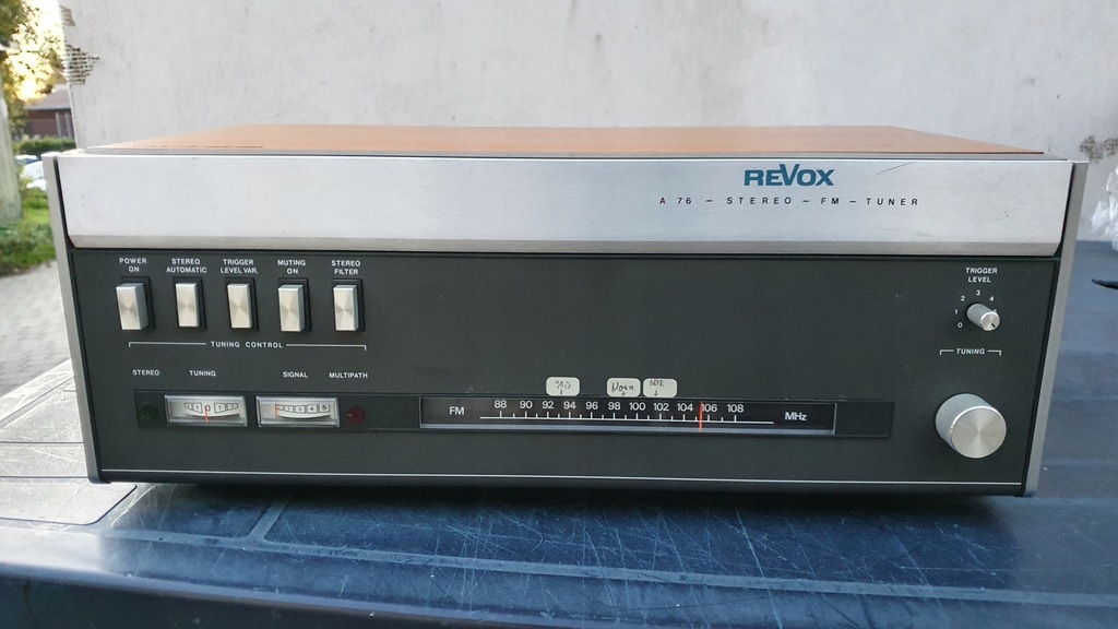 Revox a76 fm tuner - 12764799637 - oficjalne archiwum Allegro