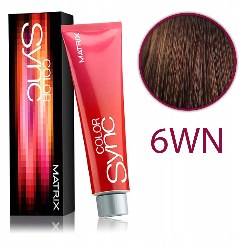MATRIX COLOR SYNC - 6WN - FARBA DO WŁOSÓW 90ml - 8880465296 - oficjalne ...