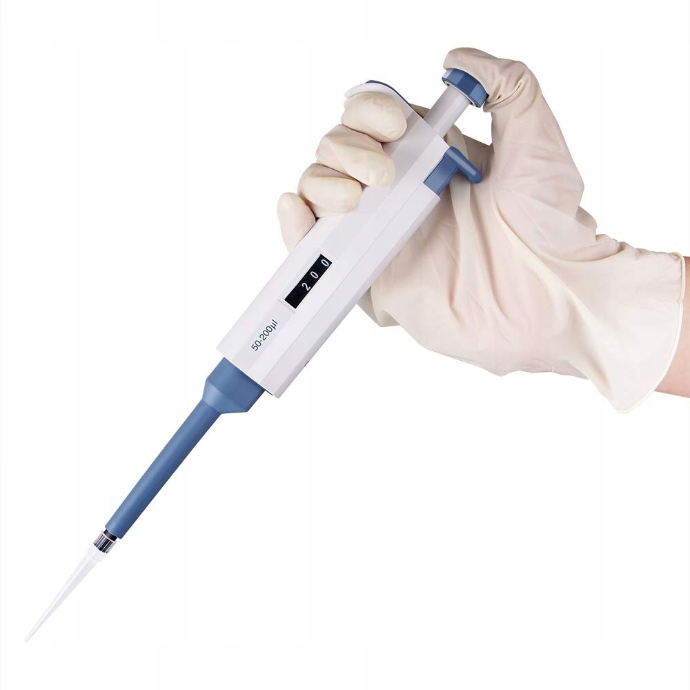 pipeta jednokanałowa 50-200ul mikropipeta pipeta - 11280586448 ...