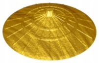 LEGO 93059 Pearl gold kapelusz chiński 1szt NOWY A - 12687022953 ...