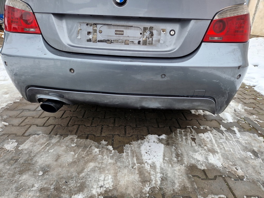 ZDERZAK TYŁ TYLNY BMW E60 M PAKIET SPACEGRAU - 13015321060 - oficjalne archiwum Allegro