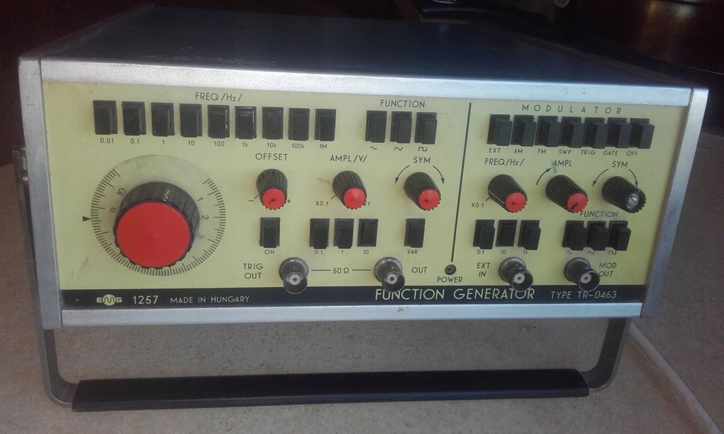Generator 10MHz EMG TR0463 1257 AM FM SWEEP - 9599716494 - oficjalne ...
