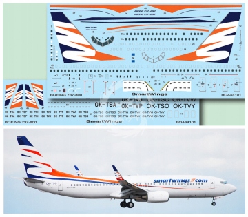 Boeing 737-800 - SmartWings OK-TSA -decal BOA44101 - 13143822512 ...