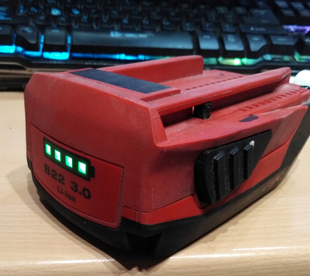 Akumulator Hilti B22 21.6V 3.0 Ah Li-ion - 12105934722 - oficjalne archiwum Allegro