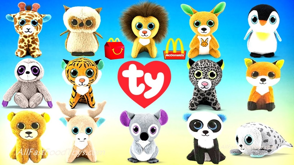 Mcdonalds ty toys store