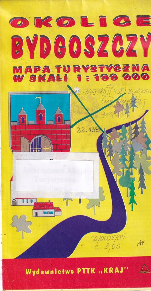 Bydgoszcz Okolice Bydgoszczy mapa turystyczne - 13412344544 - oficjalne archiwum Allegro