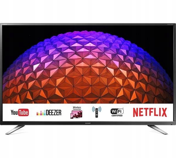 TELEWIZOR SHARP LC-40CFG6022E 40 CALI SMART TV FHD - 8479600396 - oficjalne archiwum Allegro