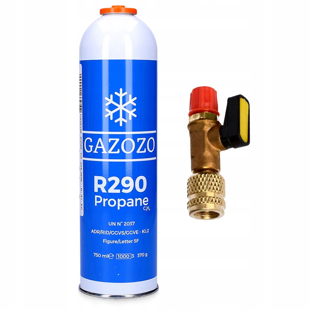 Czynnik chłodniczy / gaz R290 do lodówki + ZAWÓR - 8209342311 ...