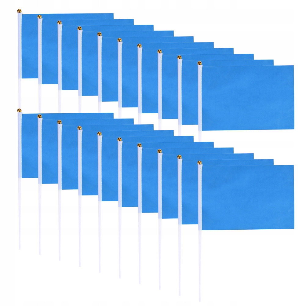 Hand Waving Flag Square Tiny Flags Small Blue - 14453196203 - oficjalne ...