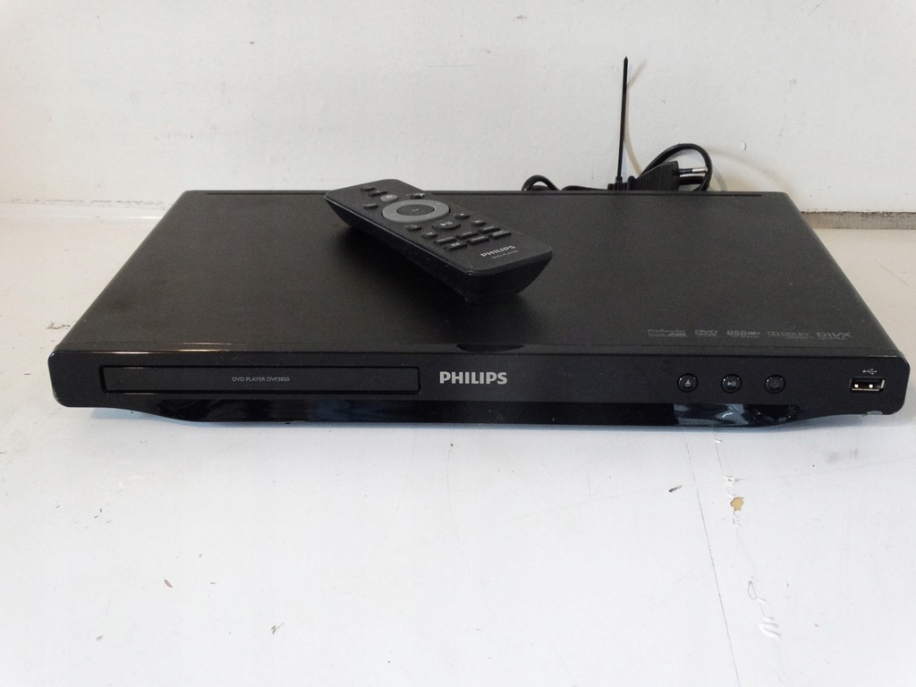 PHILIPS DVP3850/12 + PILOT - ODTWARZACZ DVD - - 13344774922 - oficjalne ...