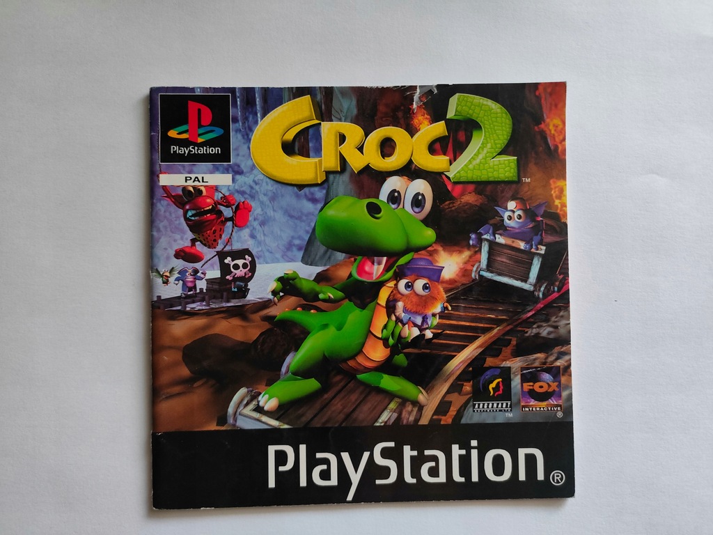 ORYGINALNA INSTRUKCJA CROC 2 PSX PS1 - 13592054145 - oficjalne archiwum ...