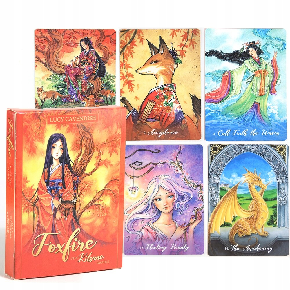 Foxfire The Kitsune Oracle 45 kart talia tarot z - 11582629972 ...