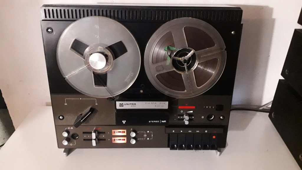 Magnetofon szpulowy Unitra M2403 Dama Pik czarny - 12778853093 ...